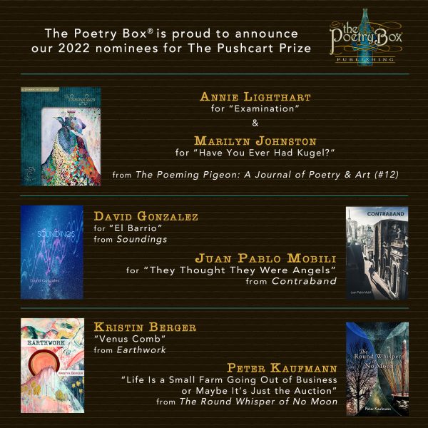Pushcart Nominees for 2022 (and links to poems) - The Poetry Box
